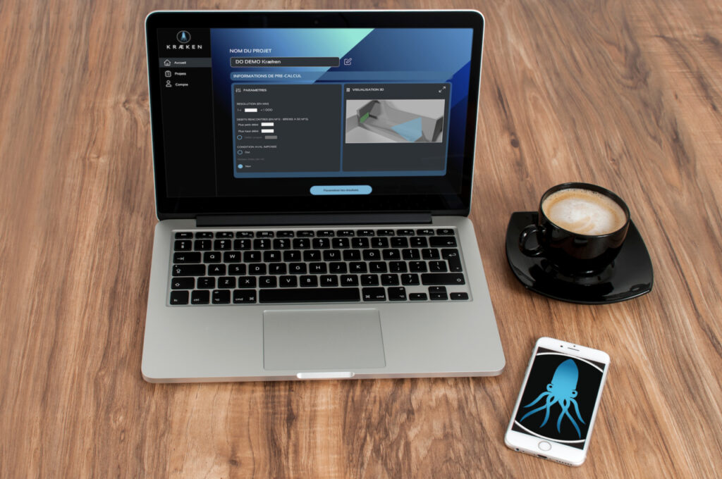 Simulation hydraulique 3D - Kræken